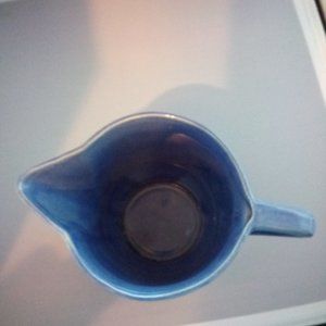 original vintage | Dining | Vintage Ceramic Blue Small Pitcher Art Deco ...